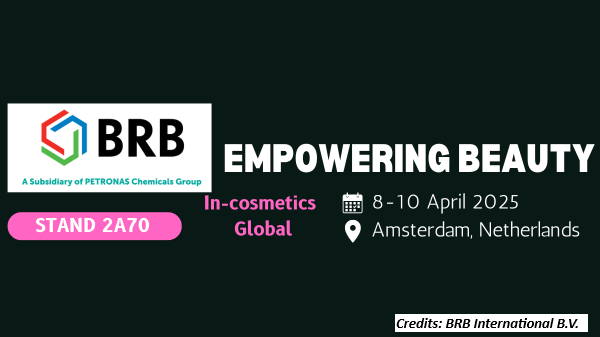 BRB to showcase new silicone elastomer gels and emollients at in ...