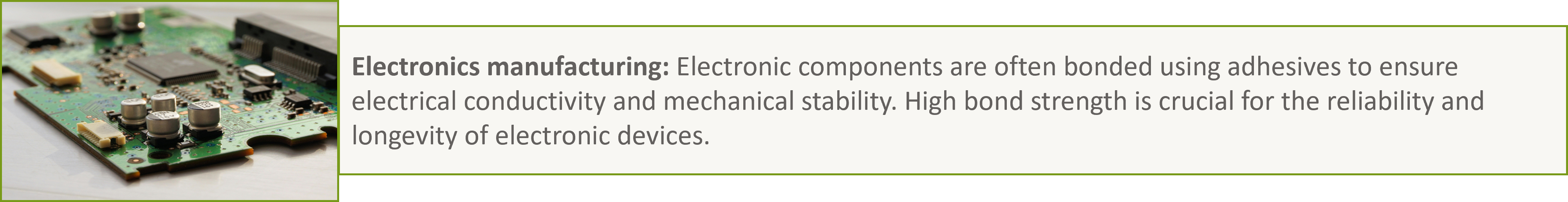Green, Peel, and Bond Strength for Optimizing Adhesive Performance