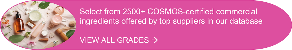 Formulate Cosmetics with the New COSMOS Certification Version