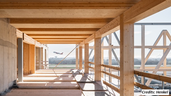 Henkel Introduces Fire-resistant Adhesive for Timber Construction