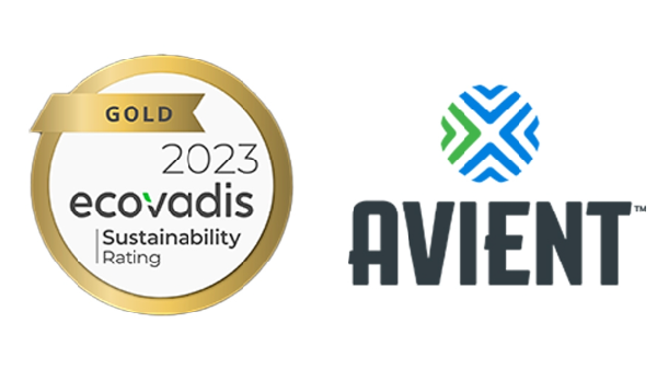 Avient Receives Gold Level Rating from EcoVadis