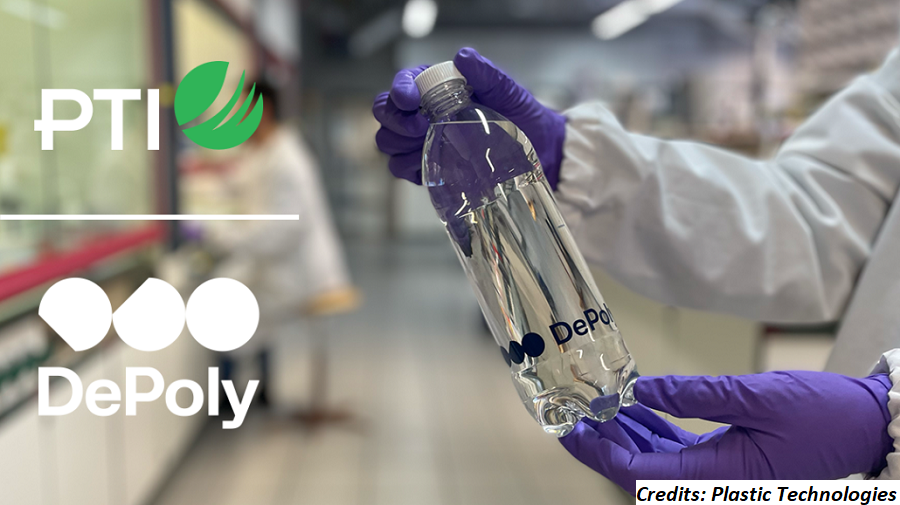 DePoly Collaborates with PTI to Create a Closed-loop Recycled PET Bottle