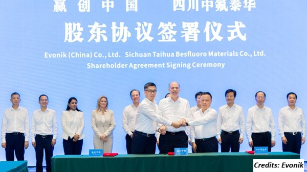 Evonik and Fuhua Form Joint Venture to Produce Hydrogen Peroxide in China