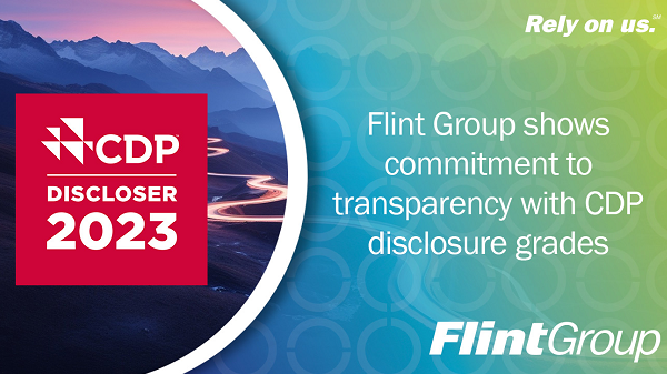 Flint Group Displays Transparency in Sustainability by Disclosing Its CDP Grades