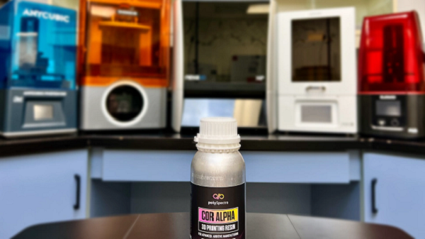 polySpectra Launches Rugged Photopolymer Compatible with DLP and LCD 3D Printers